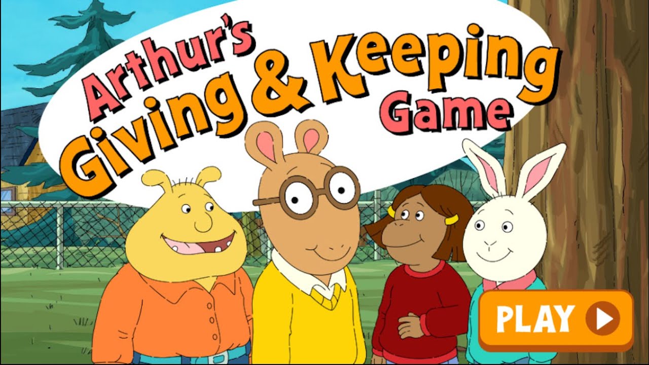 Arthur: Arthur's Giving & Keeping Game - YouTube