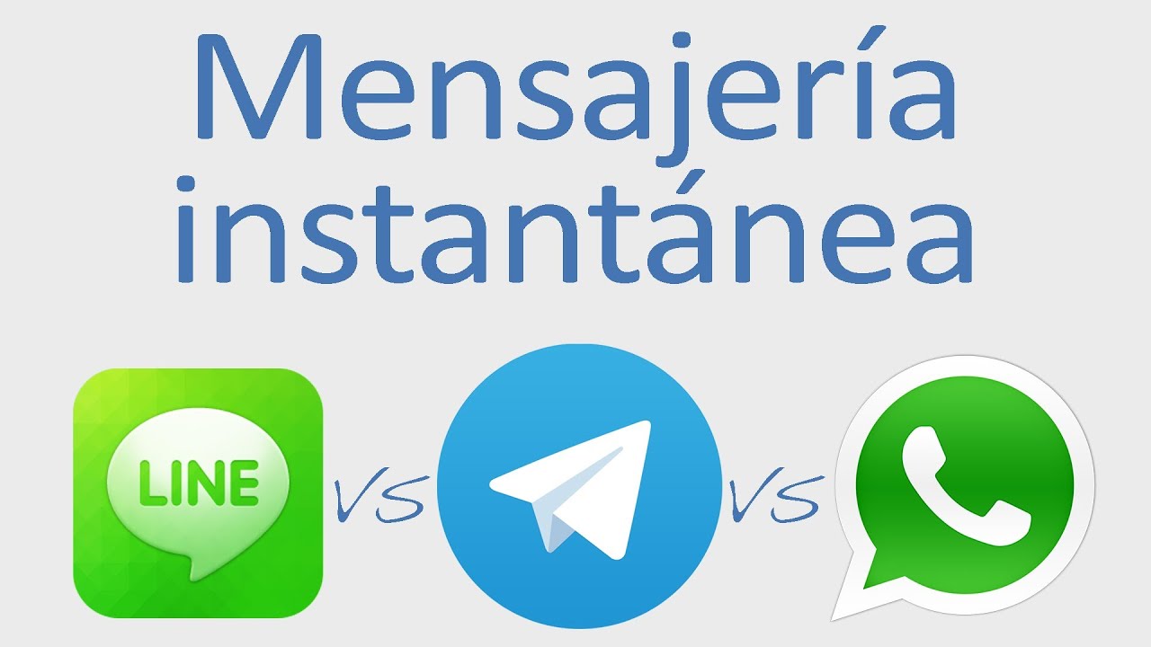 Telegram Vs Whatsapp Vs Line ¿Cuál es mejor? - YouTube