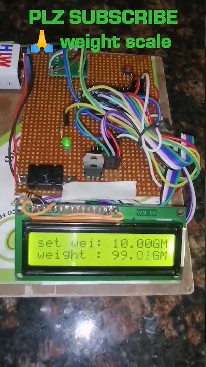 Arduino weight scale||home made scale|make in india scale - YouTube