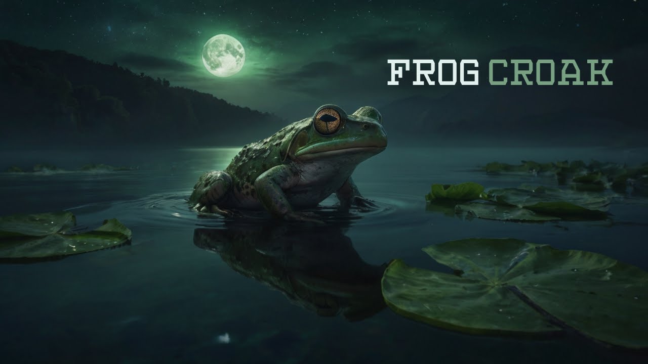 Frog Croak Sounds for Deep Sleep - Ambient Sounds in the Swamp at Night ...