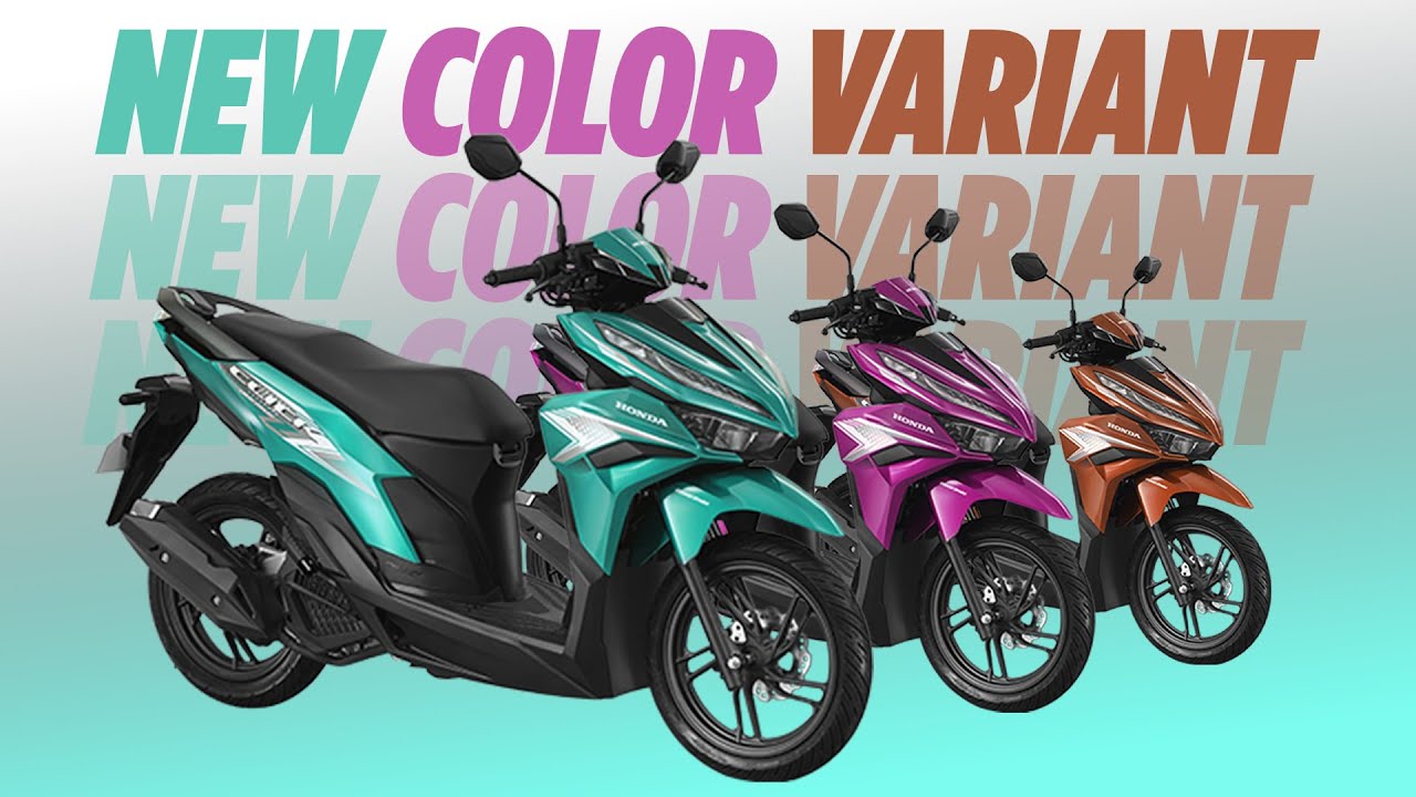 Honda Click 125i New Colors 2025 - YouTube