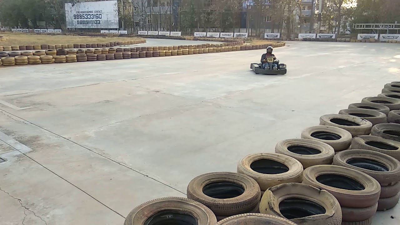 Go-karting Drifts On Runway 9 ( kompally ) Hyderabad - YouTube