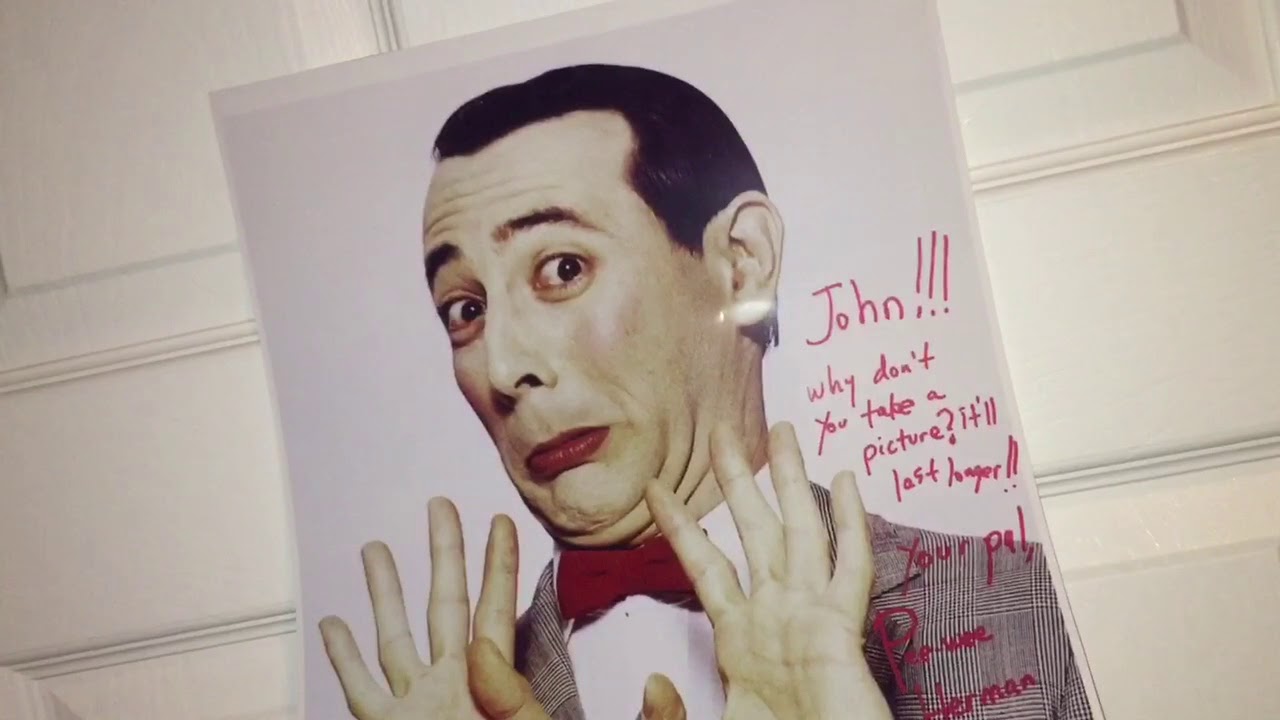 Meeting Pee-Wee Herman at Rhode Island Comic Con - YouTube
