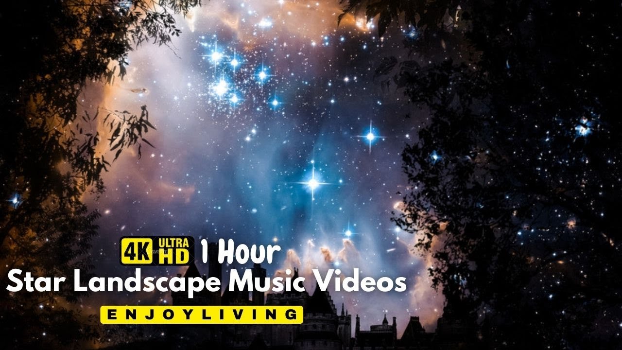 1 HOURS of STARSCAPES (4K) STAR Landscapes Stunning AstroLapse Scenes ...