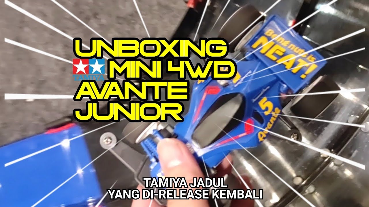 UNBOXING Avante Junior Jadul Tamiya Mini 4WD - YouTube