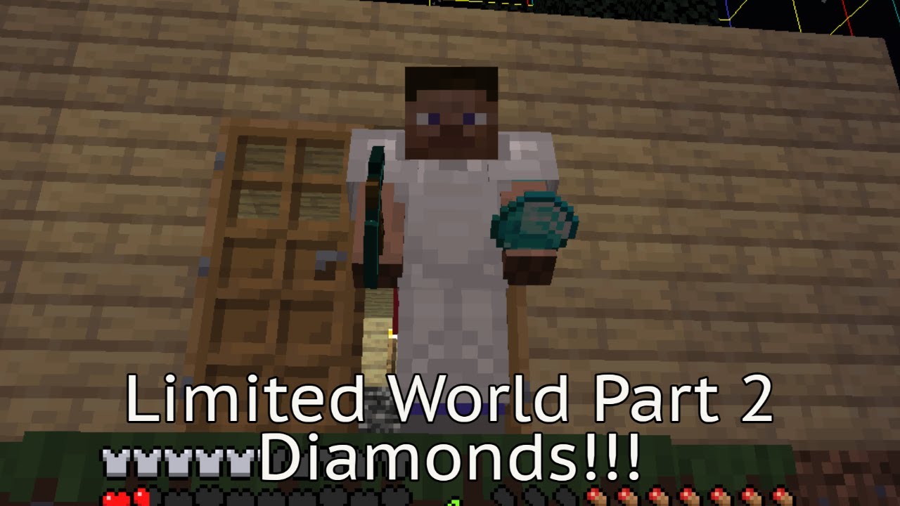 Minecraft Limited World Part 2: Diamonds!!!!!! - YouTube