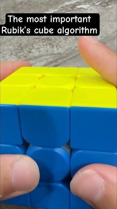 The most important Rubik’s cube algorithm - YouTube