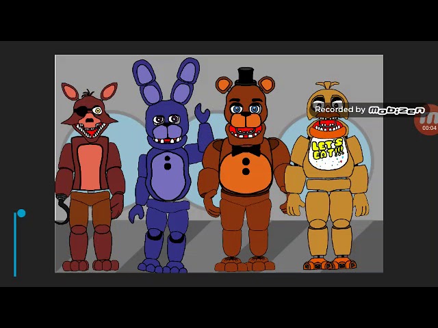 (DC2 FNAF) All Of The Unwithered Animatronics @gwendolynforeman1824