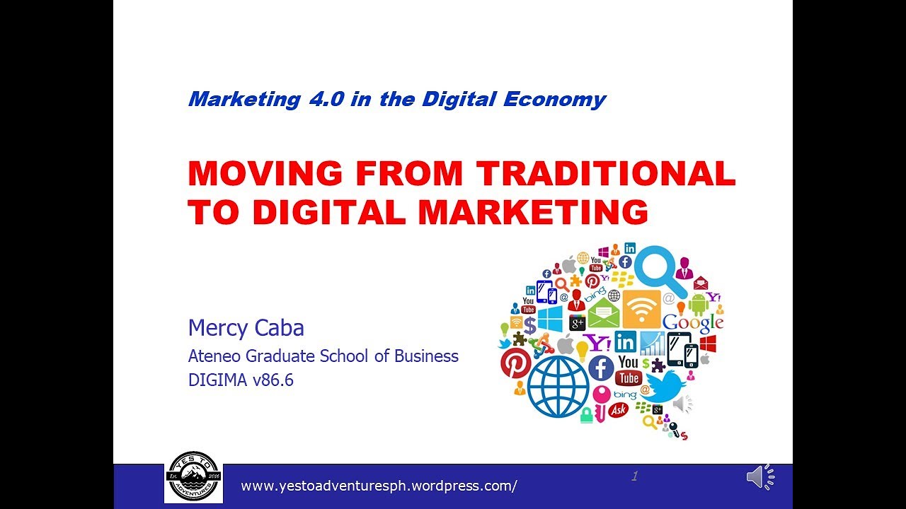 Marketing 4.0 - Moving from Traditional to Digital - YouTube