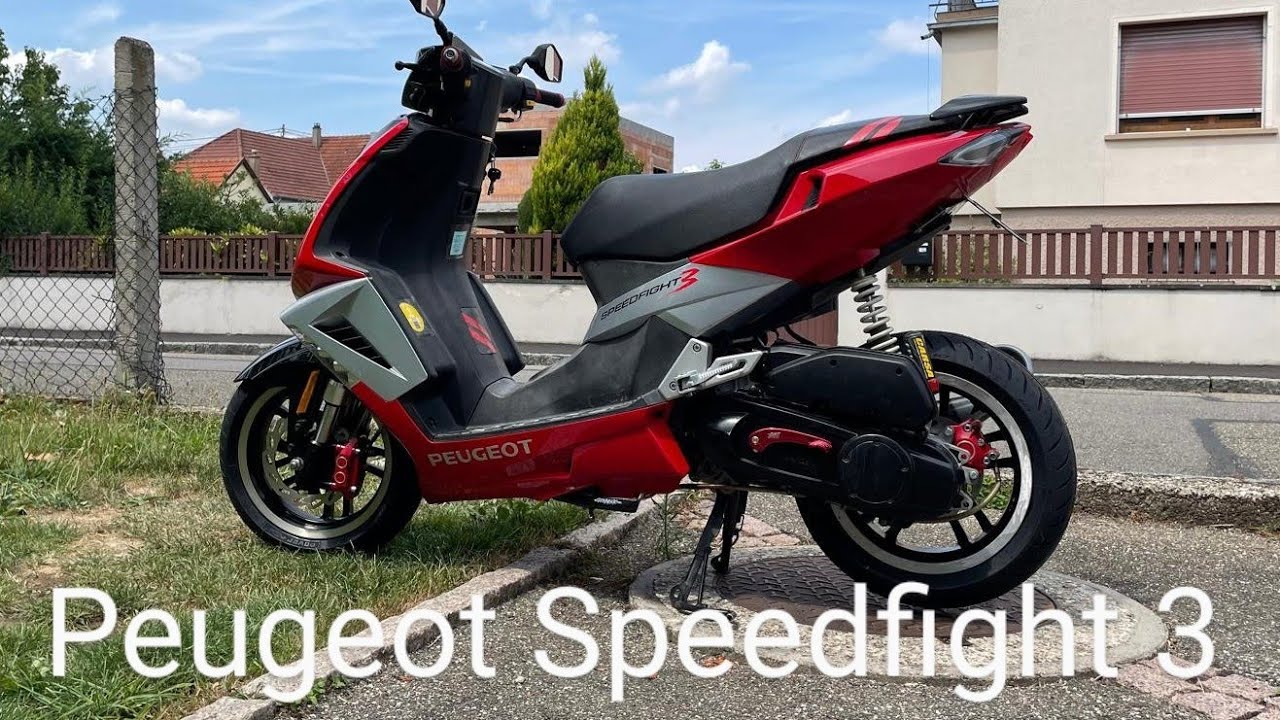 Peugeot Speedfight 3 Testfahrt 70cc - YouTube