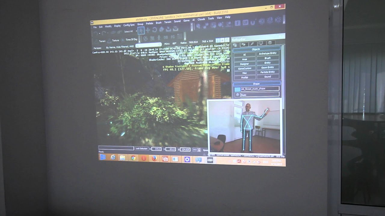 Kinect - VR navigation - YouTube