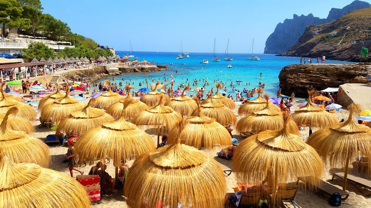 Пляж Кала Молинс Майорка / Playa Cala Molins Mallorca - YouTube