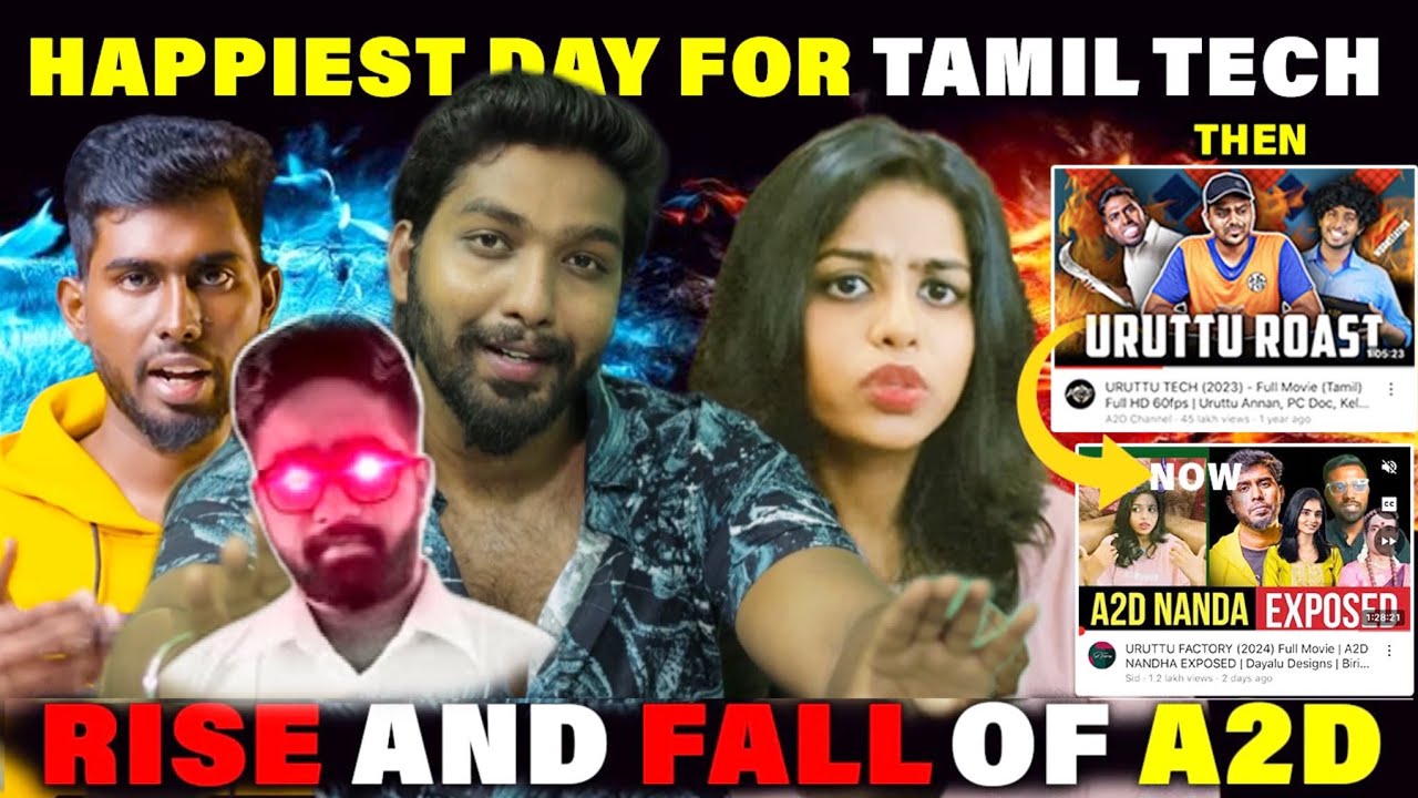 Rise and Fall of A2D 😤 sid | jason | nandha | tailorakka | sindinga9 ...