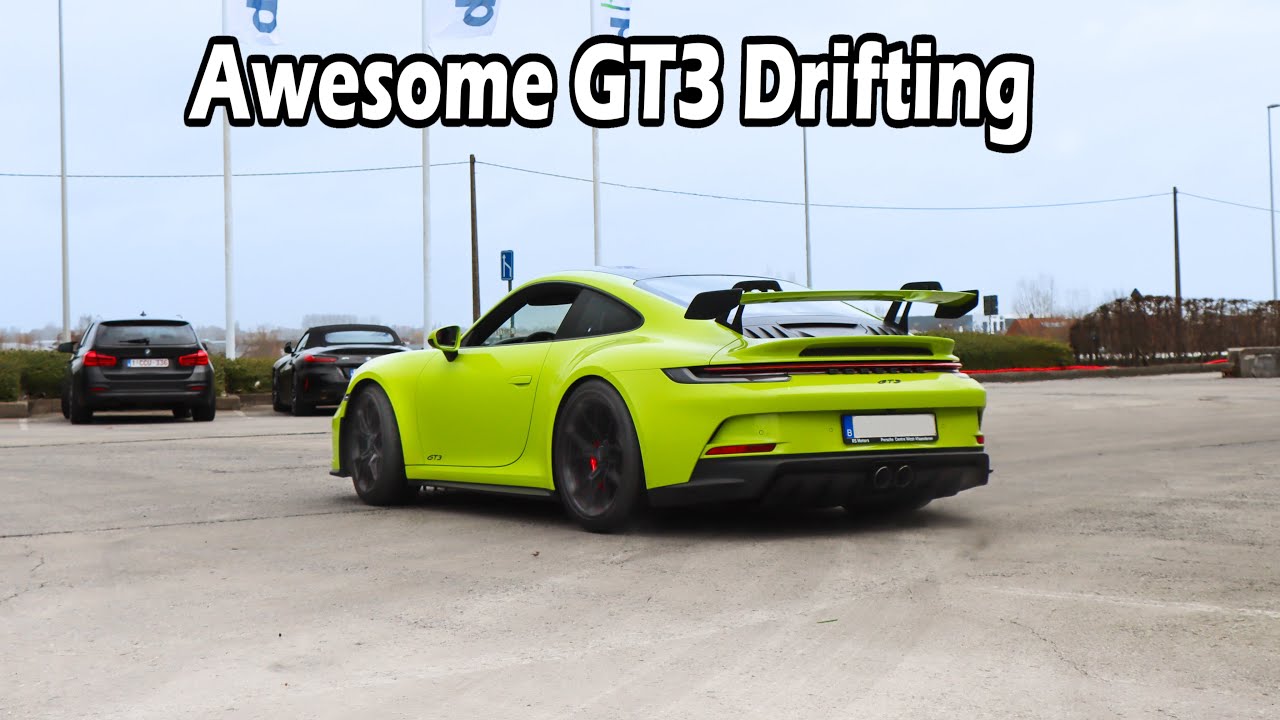NEW Porsche 911 GT3 Drifts & Acceleration Sounds - YouTube