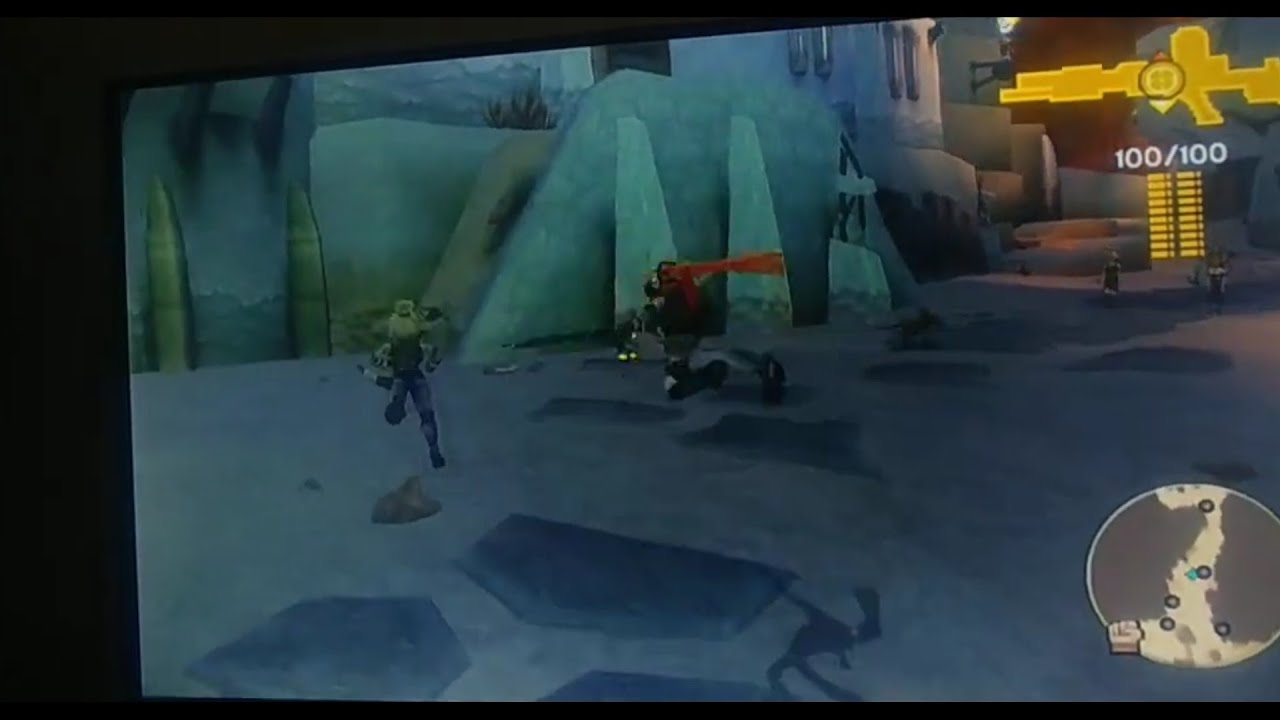 Jak 3 Jak Blaster Air Spin Attack on Female Spargus Civilian Ryona ...