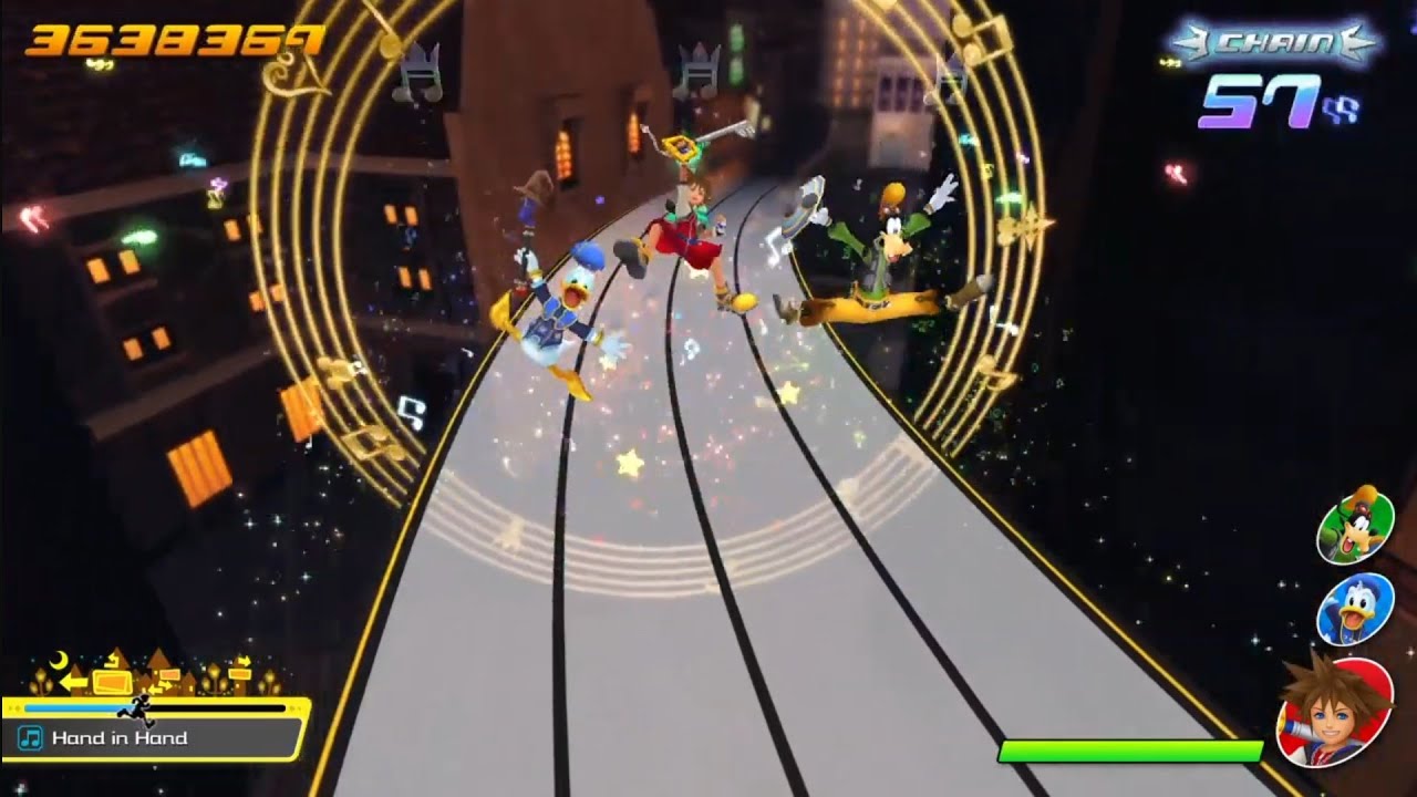 Kingdom Hearts Melody of Memory PS4: Hand in Hand (Sora, Donald & Goofy) Gameplay - YouTube