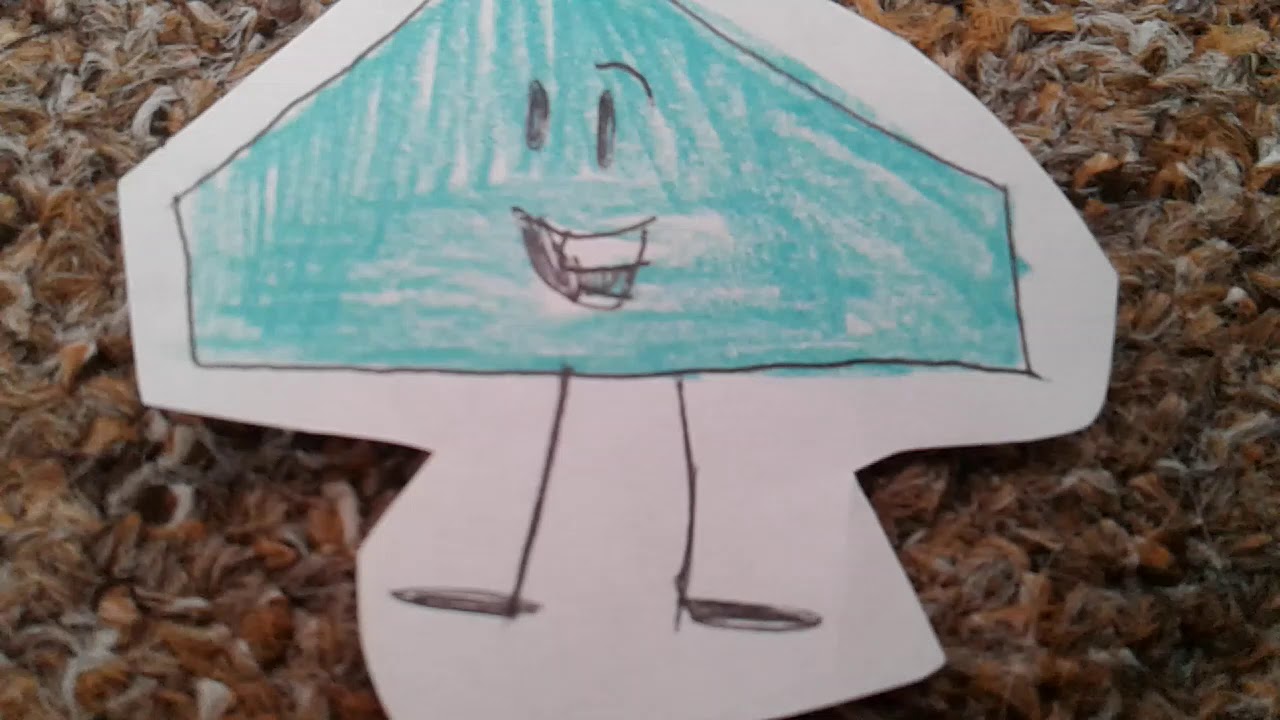 Bfb paper cut outs episode 4 Foldy has a new friend - YouTube