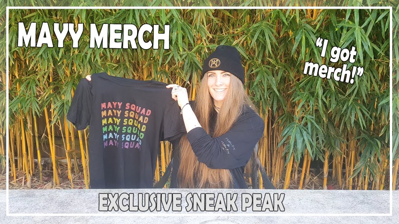 I GOT MAYY MERCH || Merch Release - YouTube