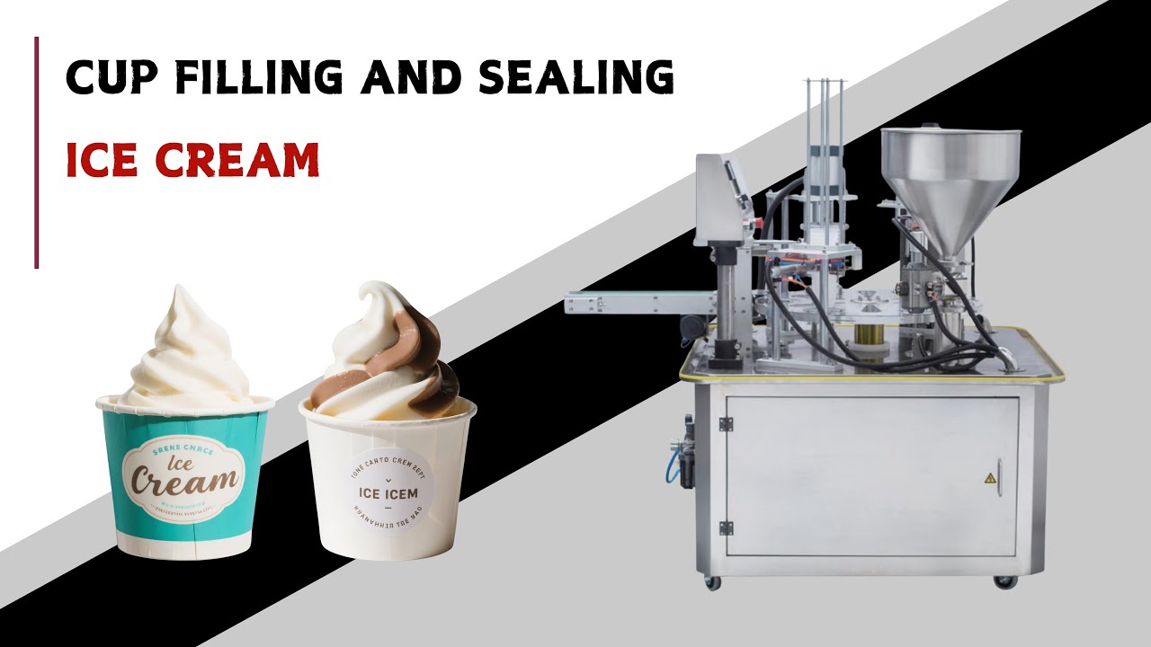 ICE CREAM FILLING AND SEALING MACHINE I Bespacker Machinery - YouTube