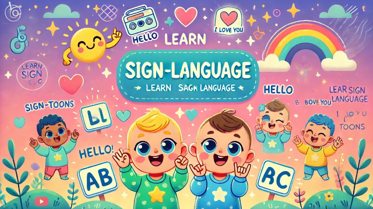 Learn Sign Language with Baby-Toons! 🖐 | Fun & Easy Signs for Kids ...