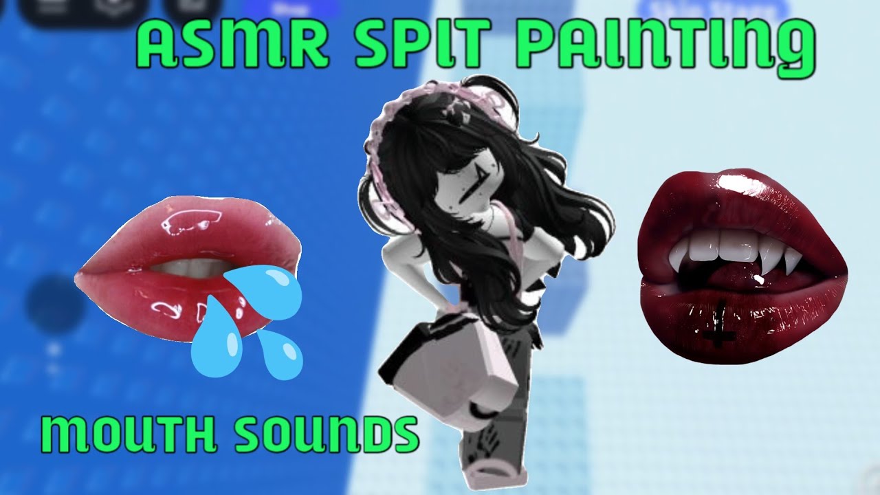 ROBLOX ASMR - Intense Layered Spit Painting and Wet Mouth Sounds - YouTube
