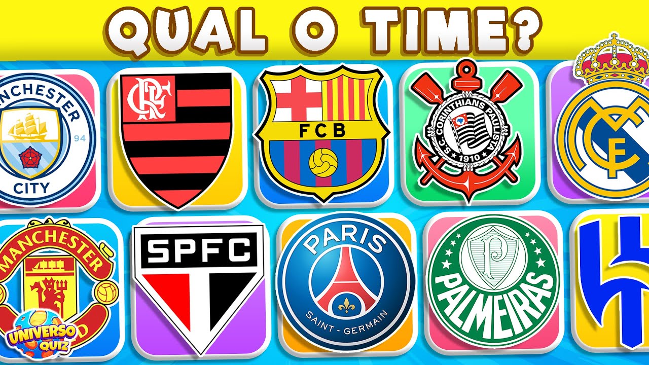 Adivinhe os Times pelos Escudos 🛡️ Adivinhe os Clubes de Futebol pelos ...
