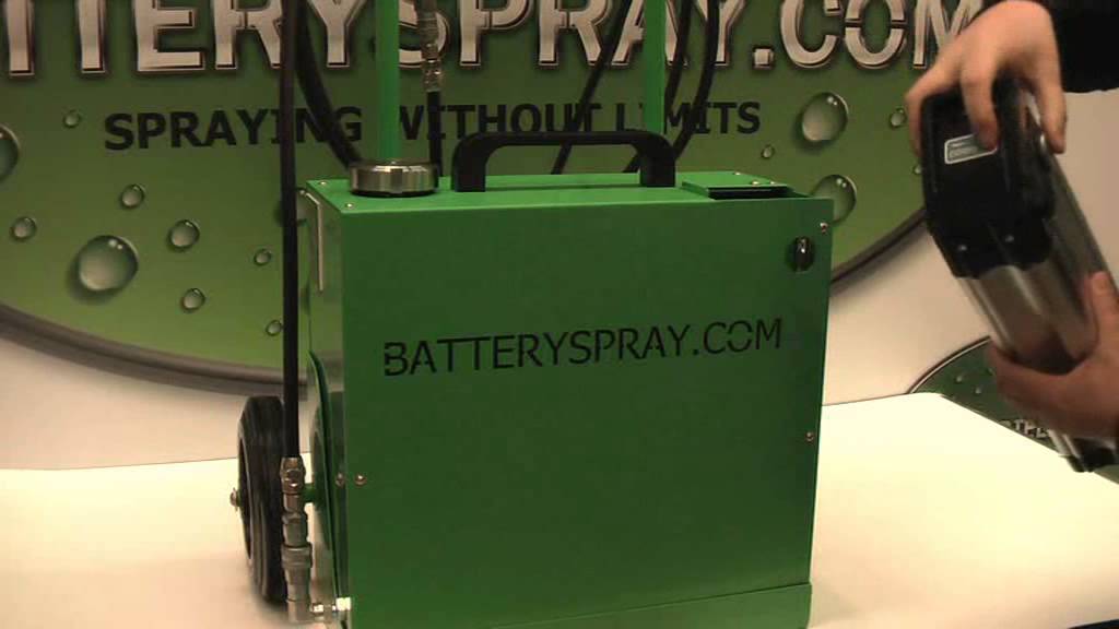 Batteryspray Demonstratie - YouTube