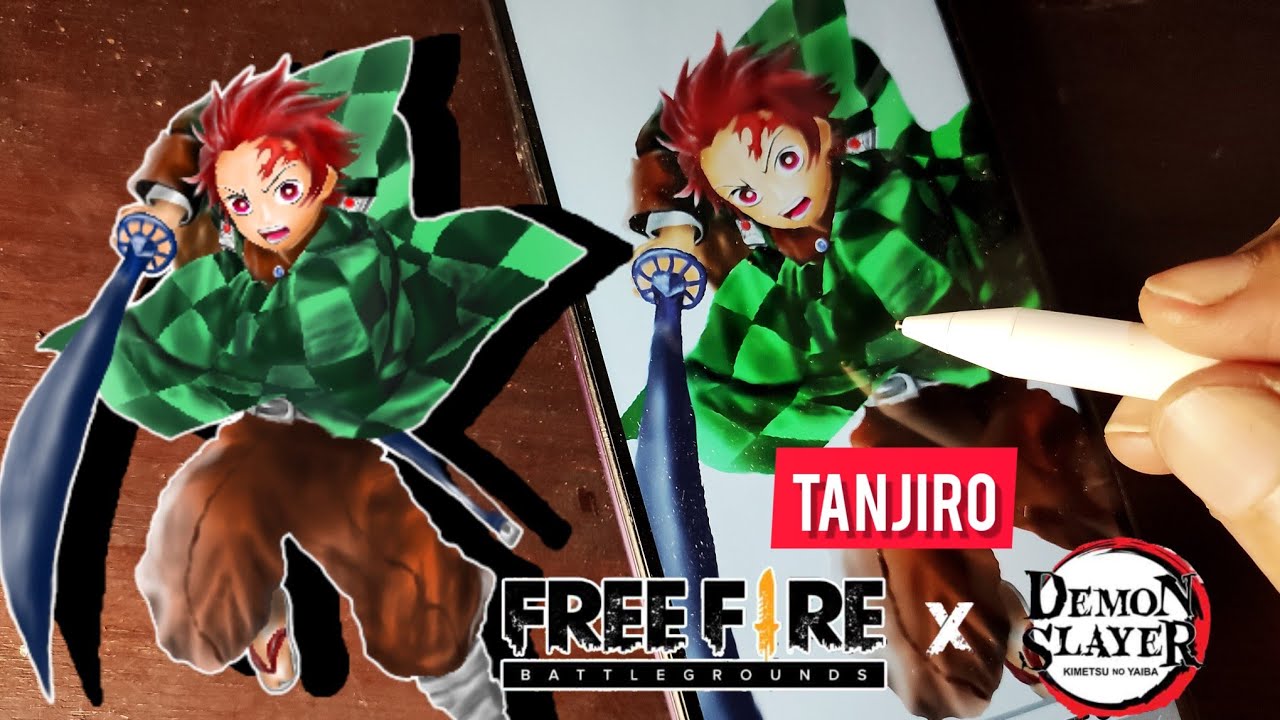 GAMBAR SKIN BUNDLE TANJIRO | FREE FIRE X DEMON SLAYER - YouTube