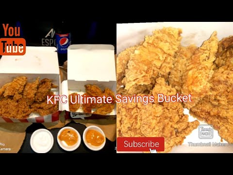 KFC Ultimate Savings Bucket - YouTube
