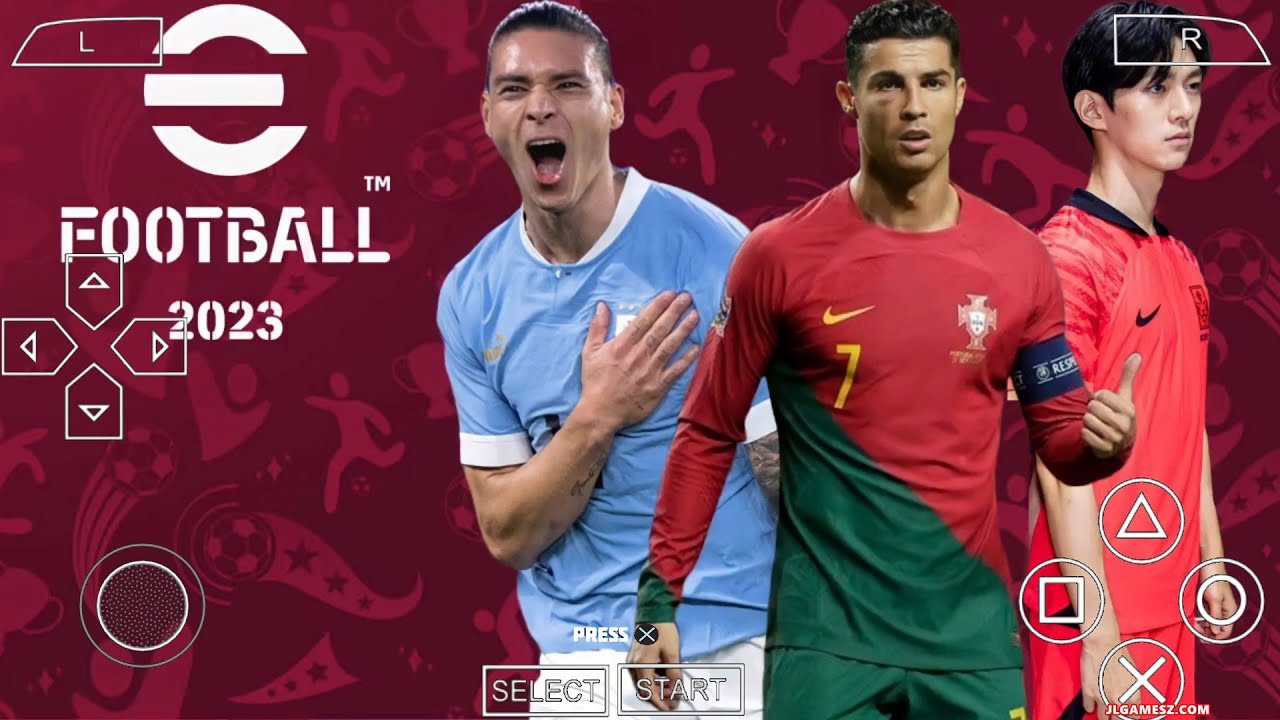 EFOOTBALL PES 2023 PPSSPP WORLD CUP QATAR 2022 & CAMERA PS4/PS5 FOR ...