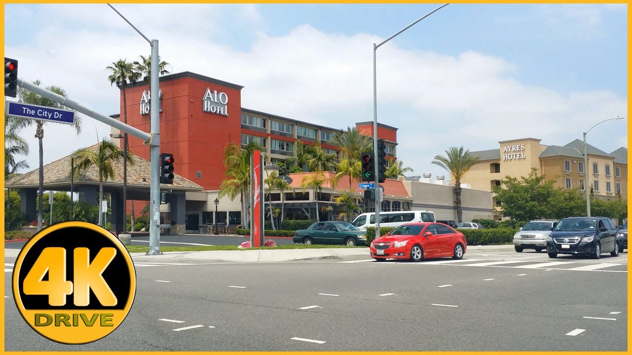 Driving Tour of The Outlets at Orange (Shopping mall)-3 [4K] - YouTube