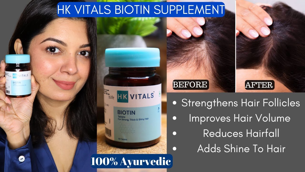 HK Vitals Biotin 100% Ayurvedic Supplements | How Biotin Supplements ...