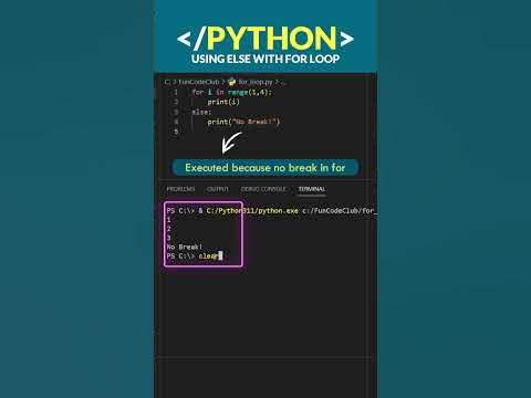 Surprised by what Python's for loops can do!! Did you already know about THIS? #python #shorts ...