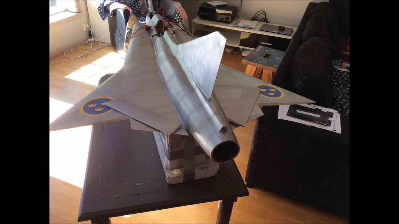 Build log, Saab J-35 Draken - YouTube