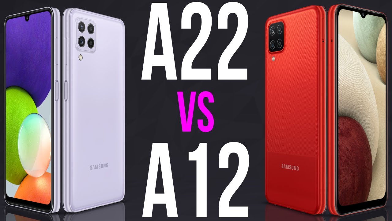A22 vs A12 (Comparativo) - YouTube