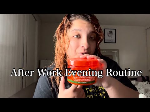 After Work Evening Routine | relaxing, shower, skin care - YouTube