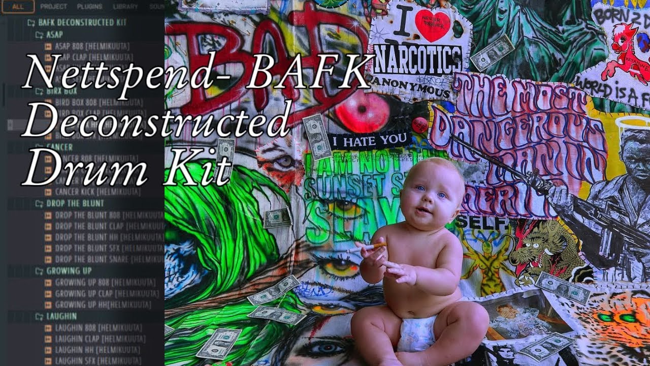 Free Nettspend Bad Ass F*cking Kid Deconstructed Drum Kit | All BAFK ...