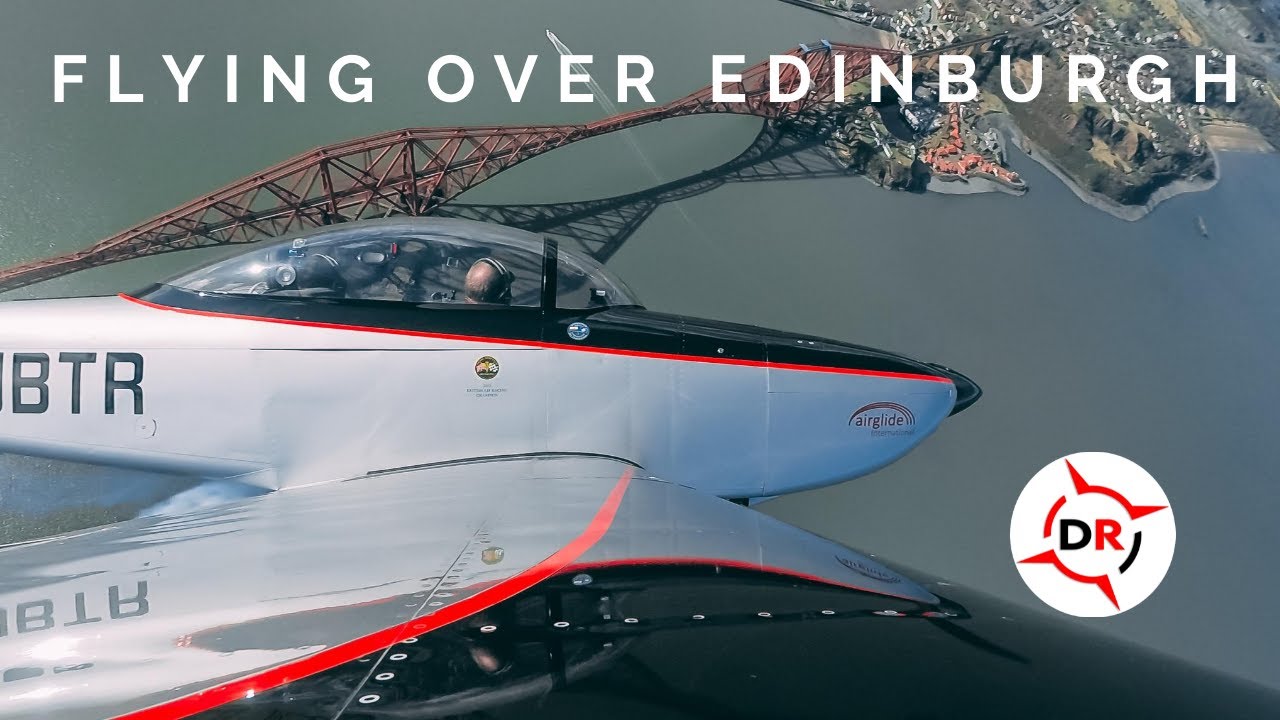 Flying Over Edinburgh's Iconic Bridges - YouTube
