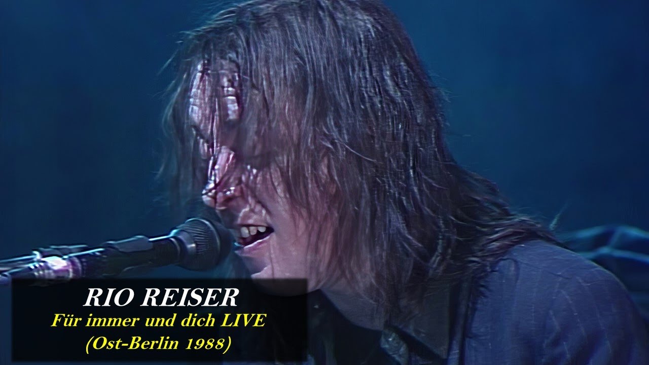 Rio Reiser - Für immer und dich (Live Ost-Berlin 1988) - YouTube
