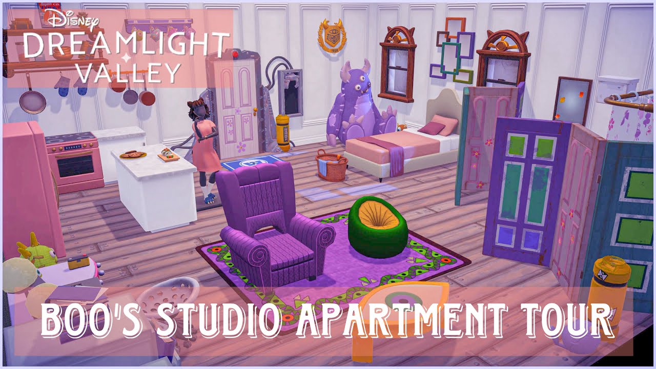Disney Dreamlight Valley \\ Boo’s studio apartment tour - YouTube