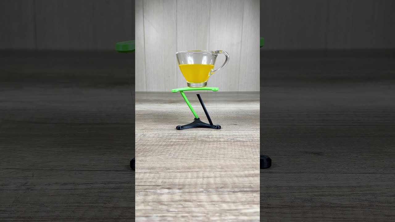 3D Printed Floating Cup Holder ┇ 3D Printing Tensegrity - YouTube
