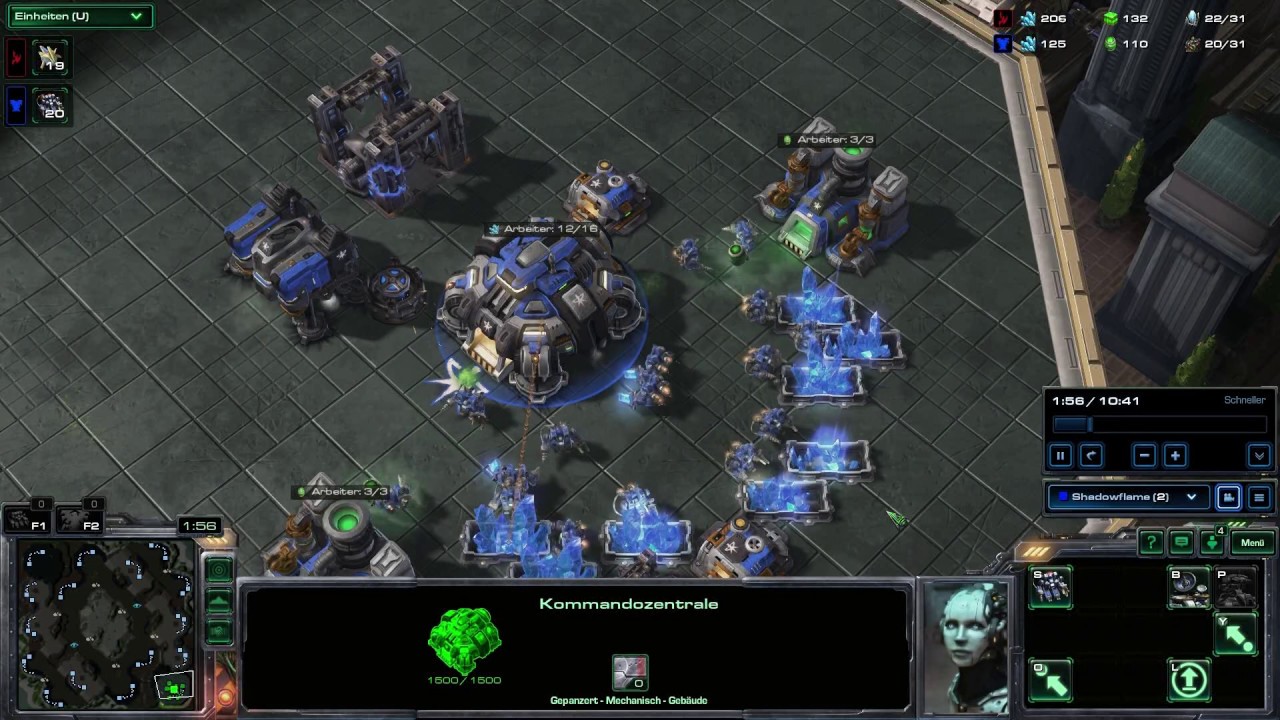 Starcraft 2 - First Tower Rush Try - YouTube