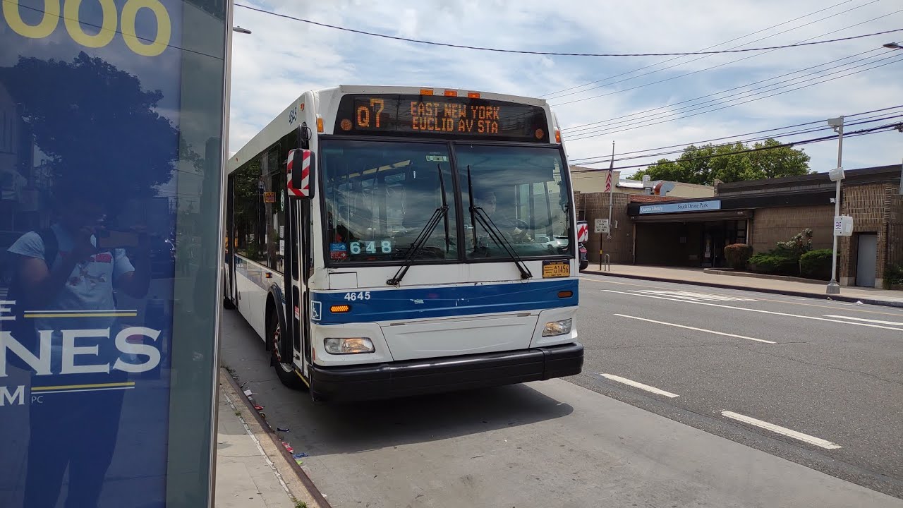 MTA Bus Company: 2010 Orion VII NG #4645 On The Q7 - YouTube