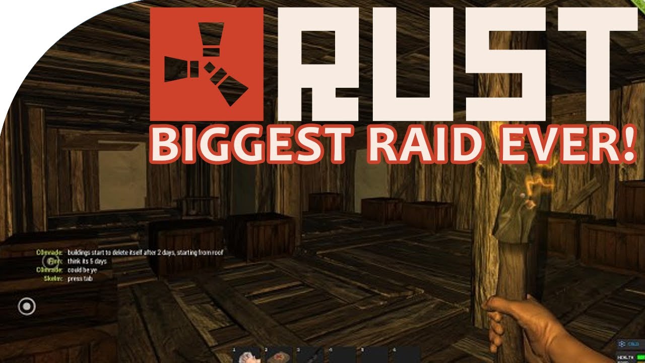 BIGGEST RAID EVER!! (High Loot!) - Rust - YouTube