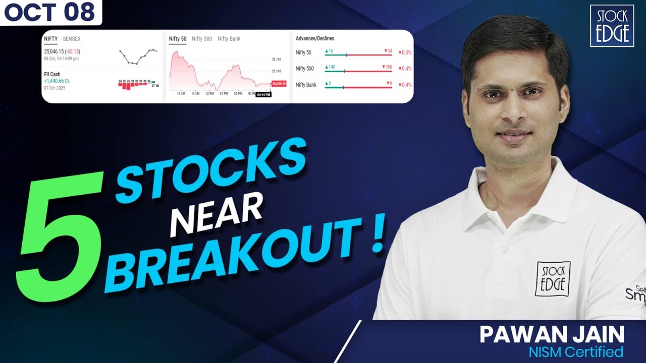 Nifty Range-Bound! But ये Stocks दिखा रहे हैं Breakout Signal! - YouTube
