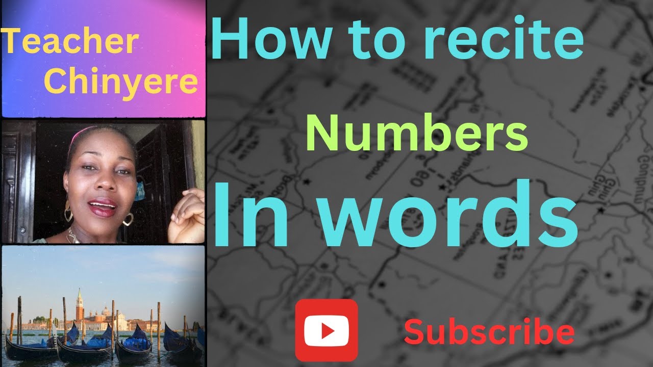How to recite Numbers in words and basic things to know about numbers ...