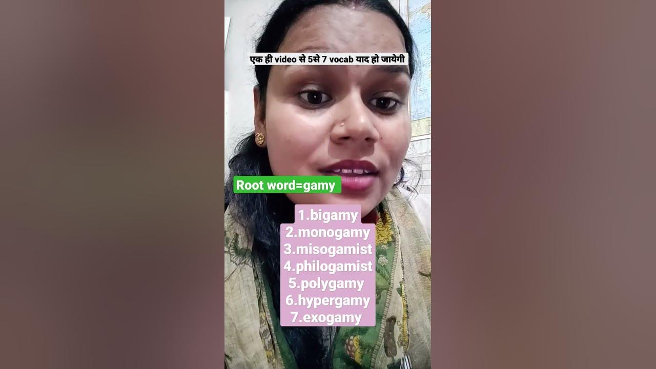 Root Word Gamy Short Video Vocab Yad Ho root-word-gamy-short-video-vocab-yad-ho