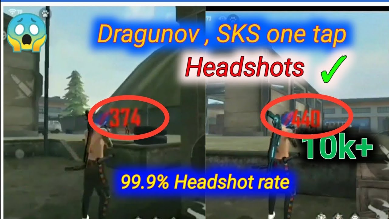 SKS and Dragunov one tap headshot..... - YouTube