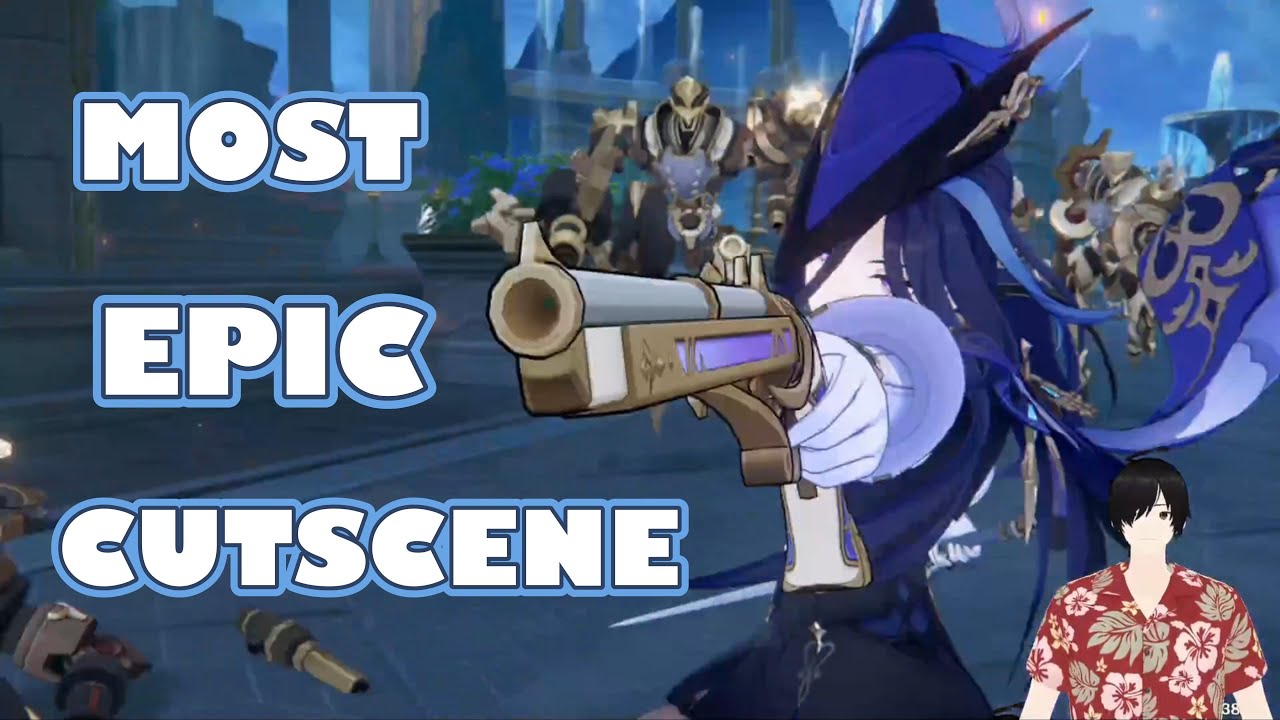 "REACTING TO" the Most Epic Cut Scene in Genshin History - YouTube