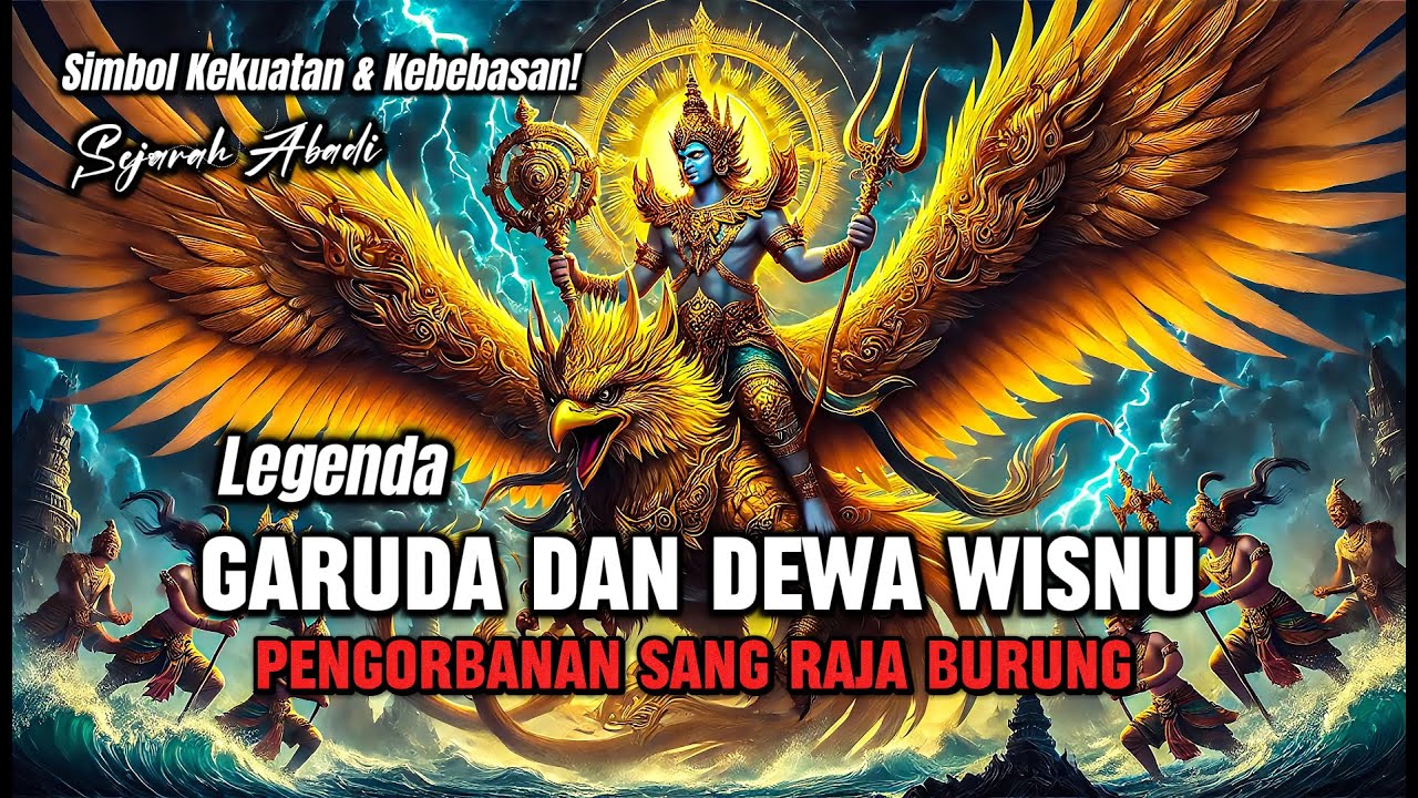 Legenda Garuda dan Dewa Wisnu: Pengorbanan Sang Raja Burung - YouTube